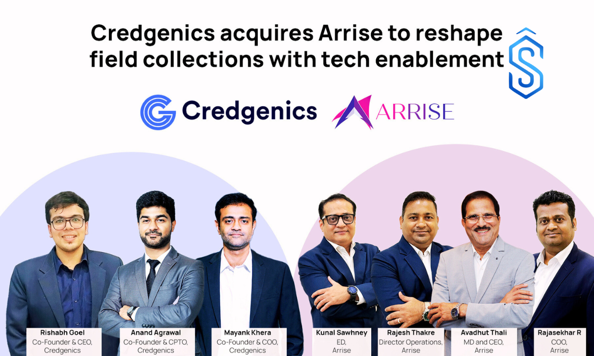 Credgenics Acquires Arrise, Launches CG Setu To Transform Field ...