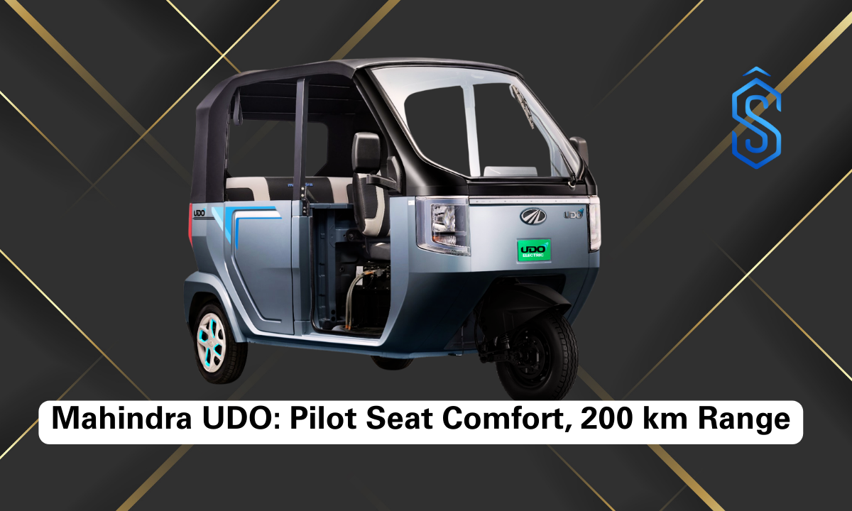 Mahindra UDO Electric Auto Launched With 200 Km Range At ₹3.58 Lakh ...
